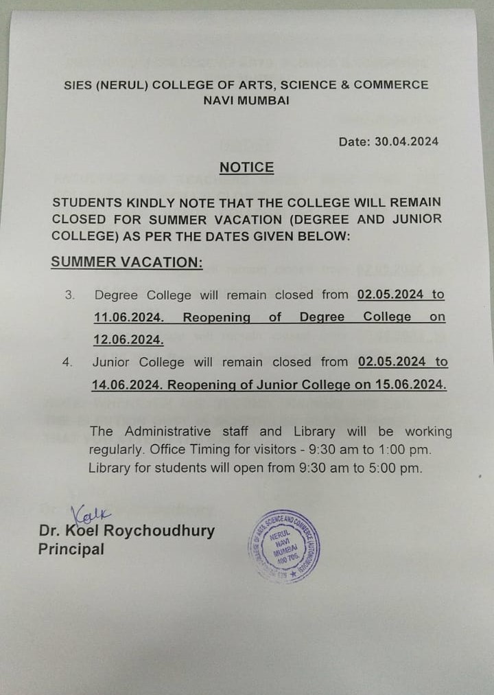 SIES(Nerul) College of Arts, Science and Commerce (Autonomous)